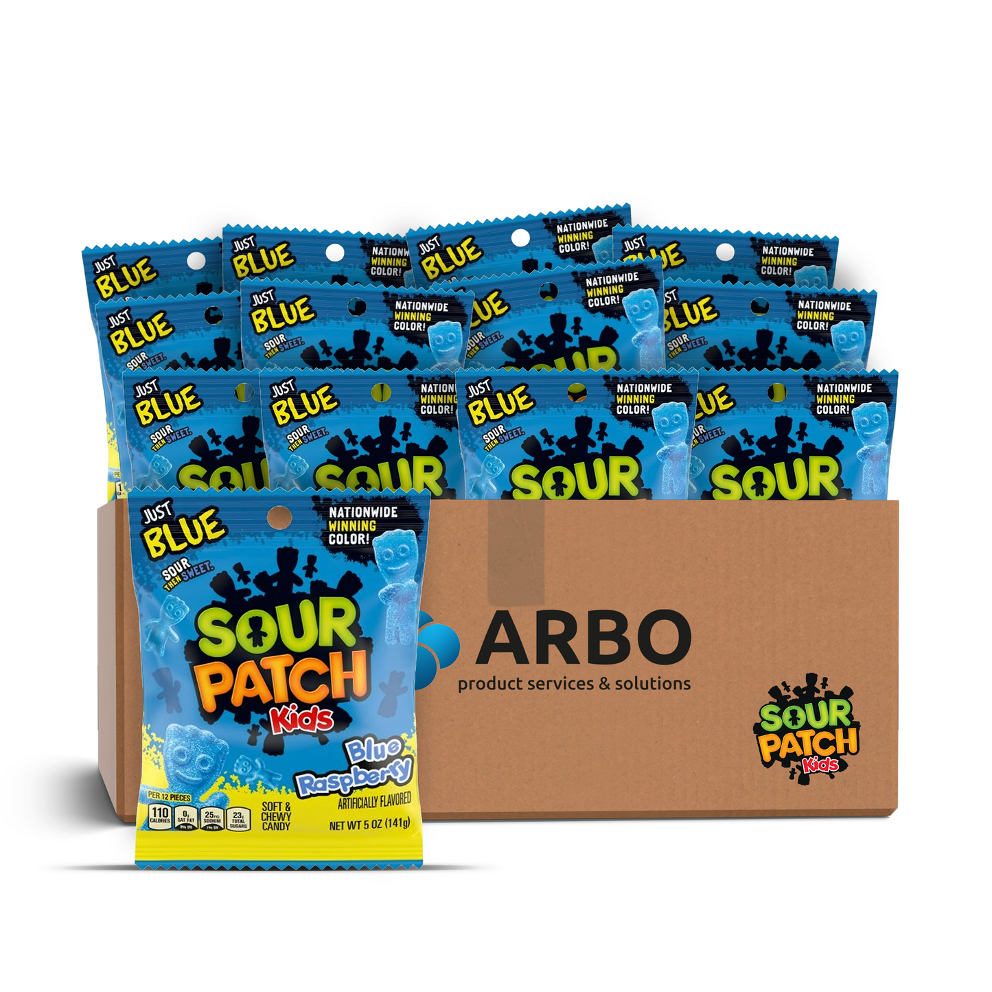 Sour Patch Kids Blue Raspberry 12x 102g – Arbo-Wholesale
