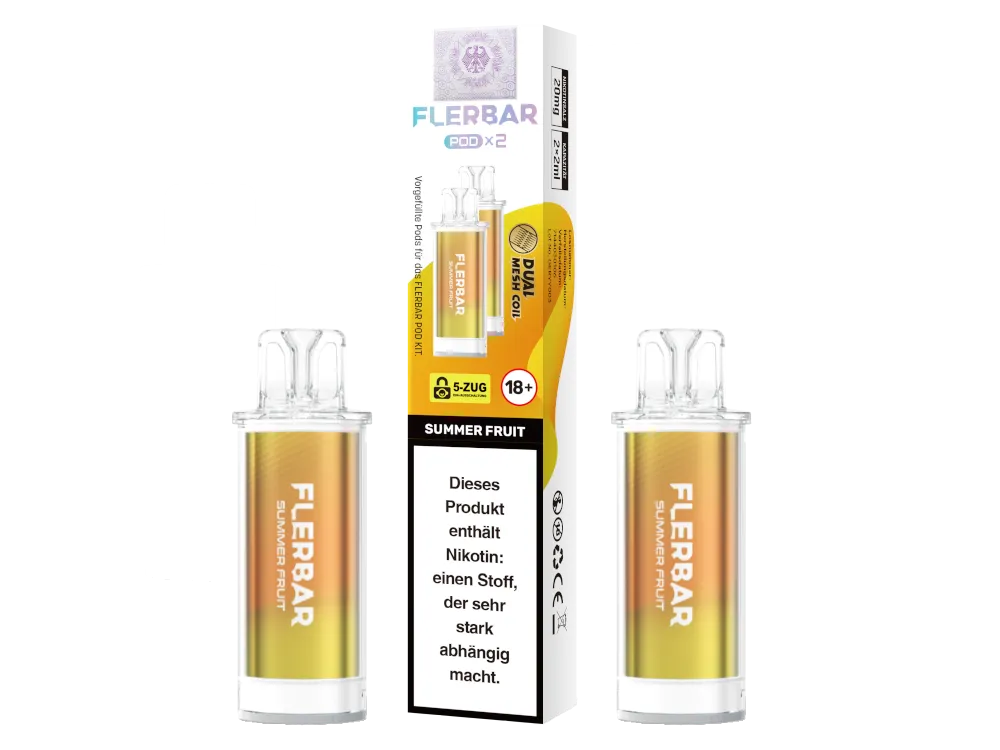 FLERBAR PODS - Summer Fruit 2 x 10er Pack